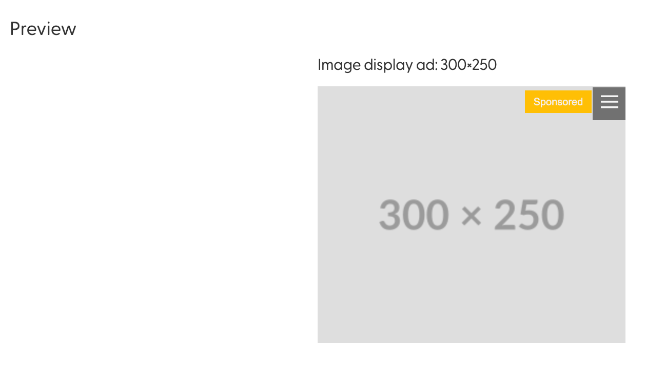 Image display ads