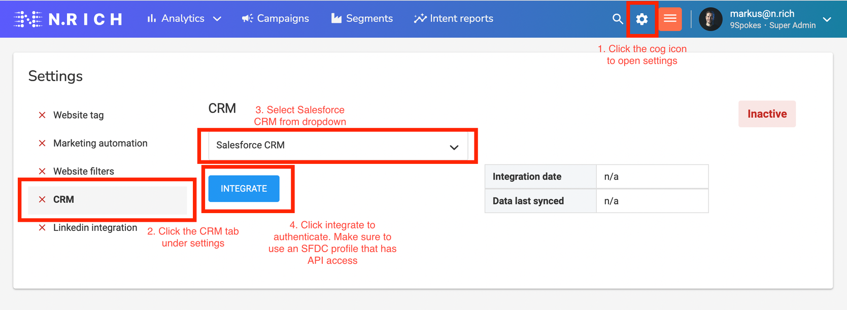 Salesforce Integration Guide